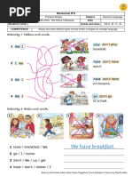 T3-W2-Worksheet 5 - Food Part 2 | PDF