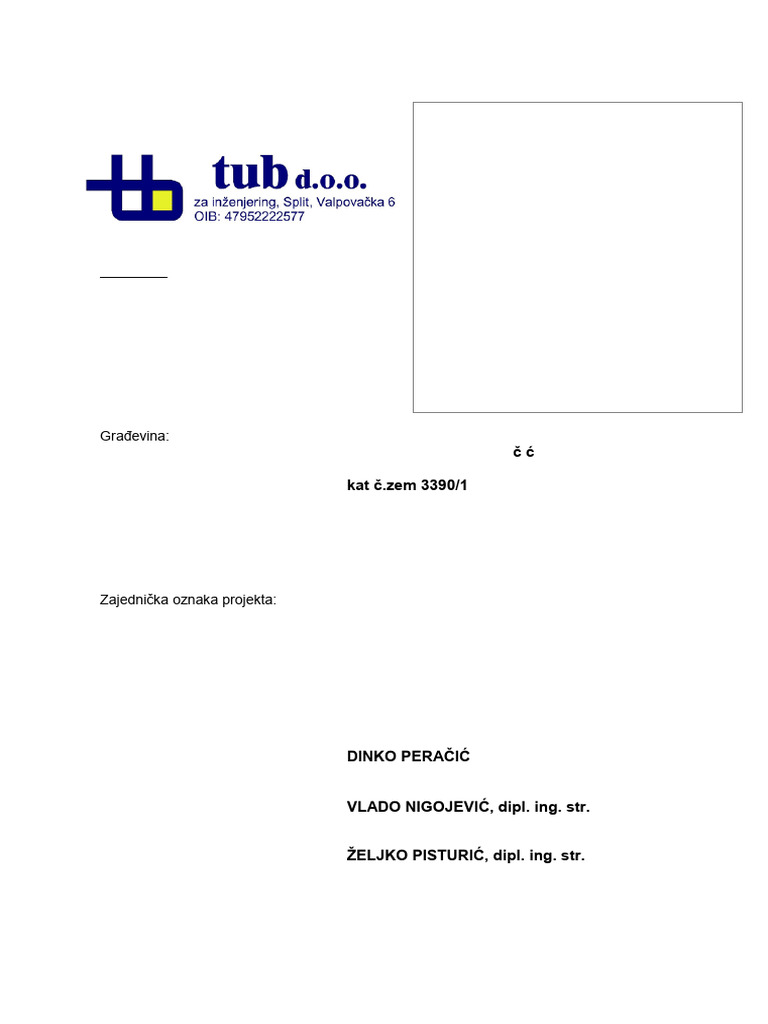 Projekt Plinske Instalacije | PDF