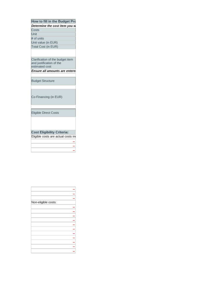 Budget Proposal Filling Guide | PDF | Value Added Tax | Taxes
