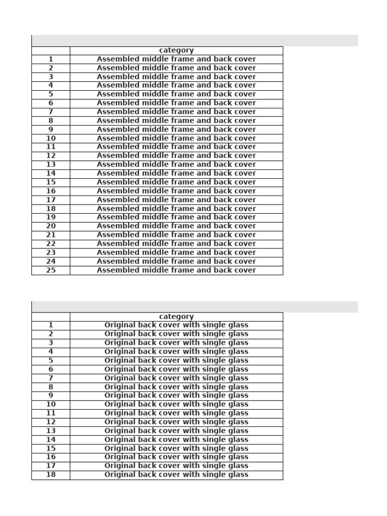 Assembled Middle Frame and Back Cover | PDF