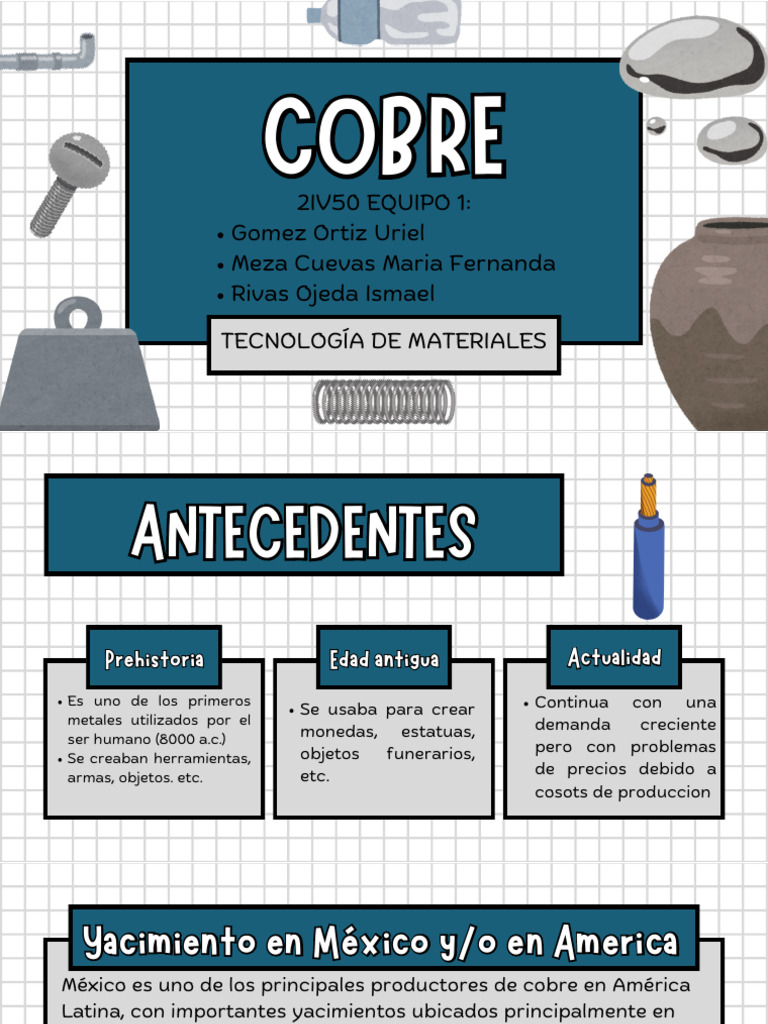 COBRE | PDF | Cobre | Rieles