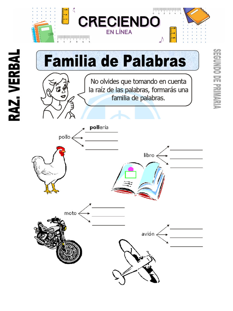Familia de Palabras | PDF