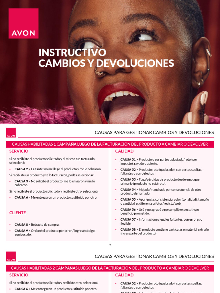 Instructivo Cambios y Devoluciones | PDF