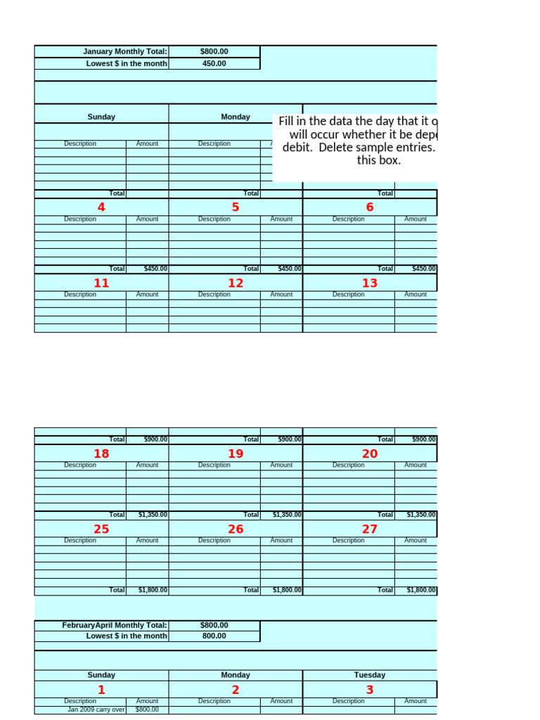 Blank Budget | PDF
