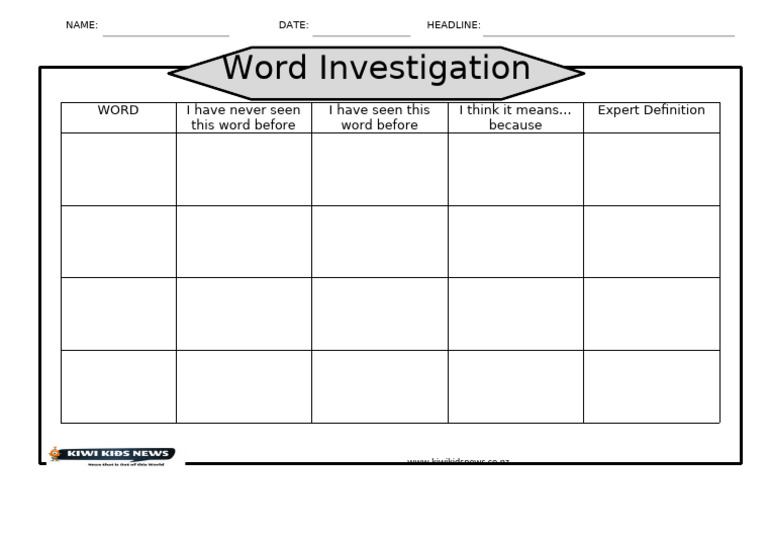 Word-Investigation | PDF