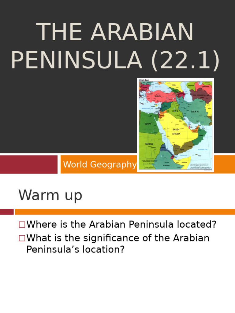 Significance of the Arabian Peninsula | PDF | Mecca | Hajj
