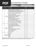 Department of Education: Preventive Maintenance Checklist | PDF ...