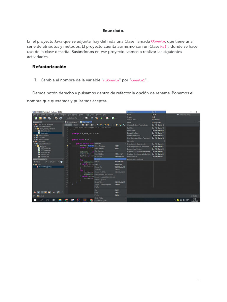 EntornosDesarrollo_DAM_Ejercicio_Resuelto_4 | PDF | Java (lenguaje de programación) | Ingeniería ...