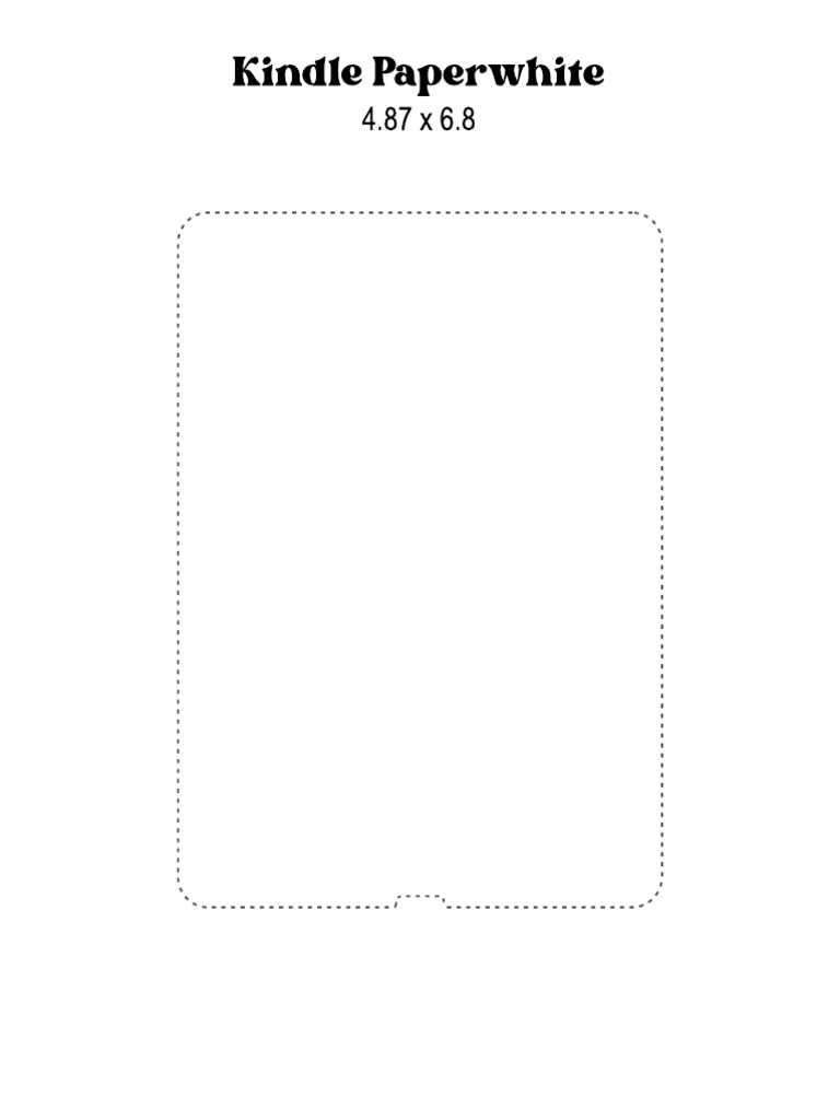 Kindle Paperwhite Printable | PDF