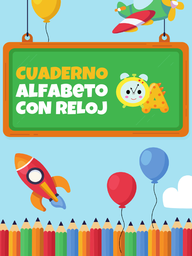 Bonos - Cuaderno Alfabeto Con Reloj-1 | PDF