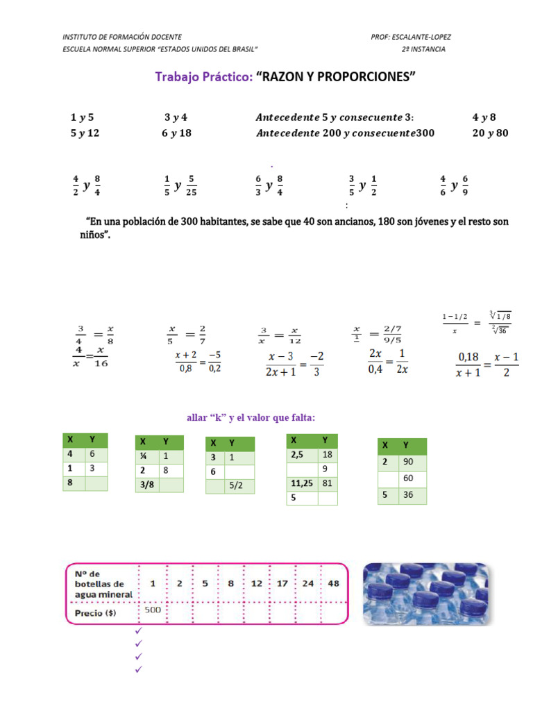Tp5 Razon Proporciones | PDF