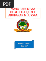 Karoora Guyyaa | PDF