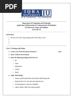 MS Word Project-1 | PDF | Microsoft Word | Page Layout