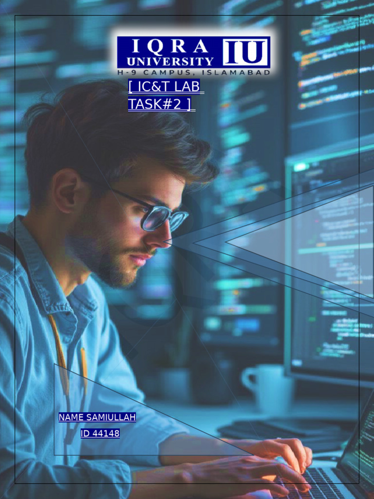 Name Samiullah Abbasi, Id 44148 (Ic&t Lab Task#2) | PDF | Computer Network | Electronic Health ...