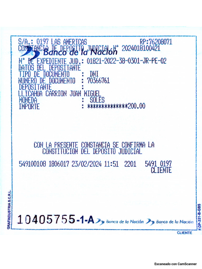 BOUCHER DEPOSITO | PDF