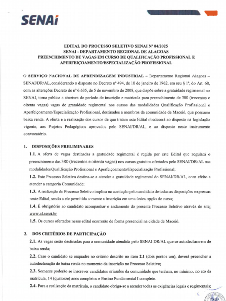 Edital-de-Gratuidade-No04-2025 | PDF