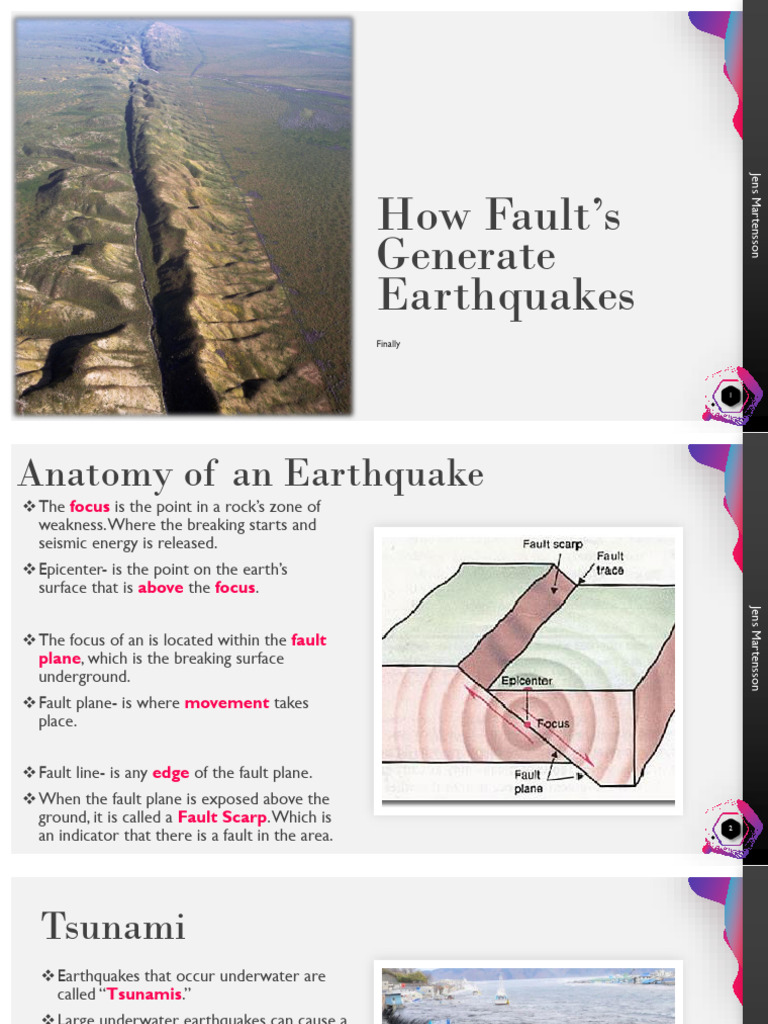 Cracks on Earths’s Surface (1) | PDF | Fault (Geology) | Earthquakes