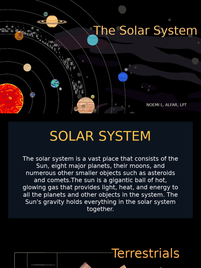 SCI 8 - The Solar System | PDF | Asteroid | Planets