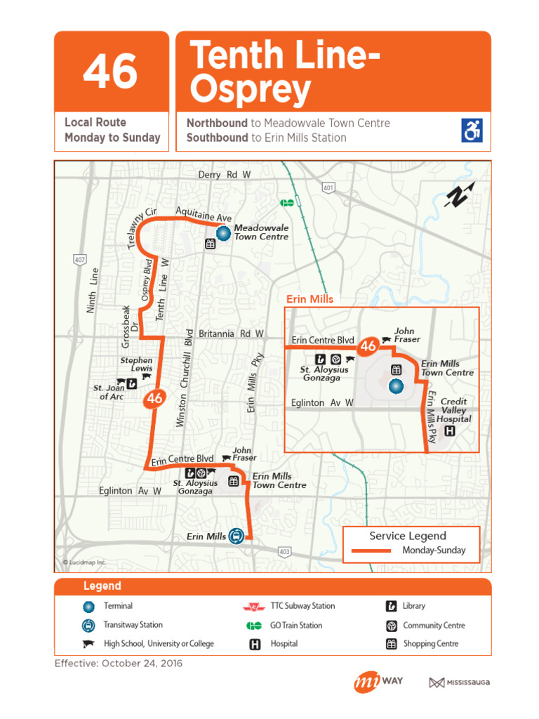 Route 46 Transit Overview | PDF | Bus Transport | Passenger Rail Transport