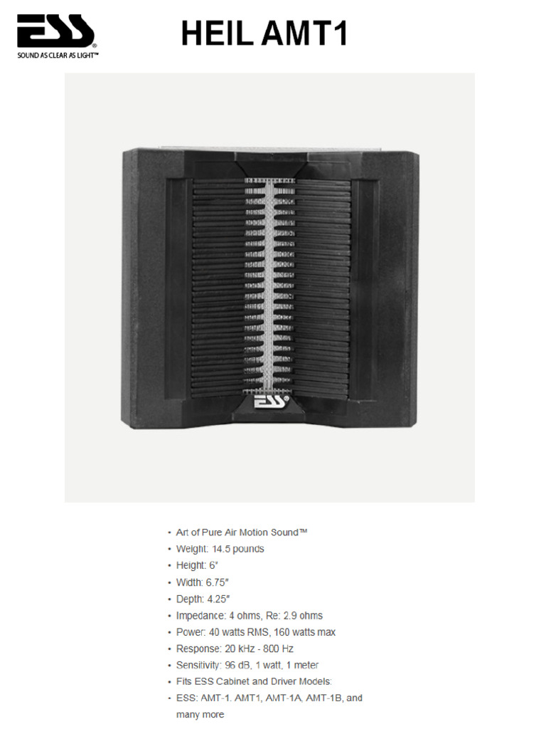 Ess Amt-1 Brochure | PDF