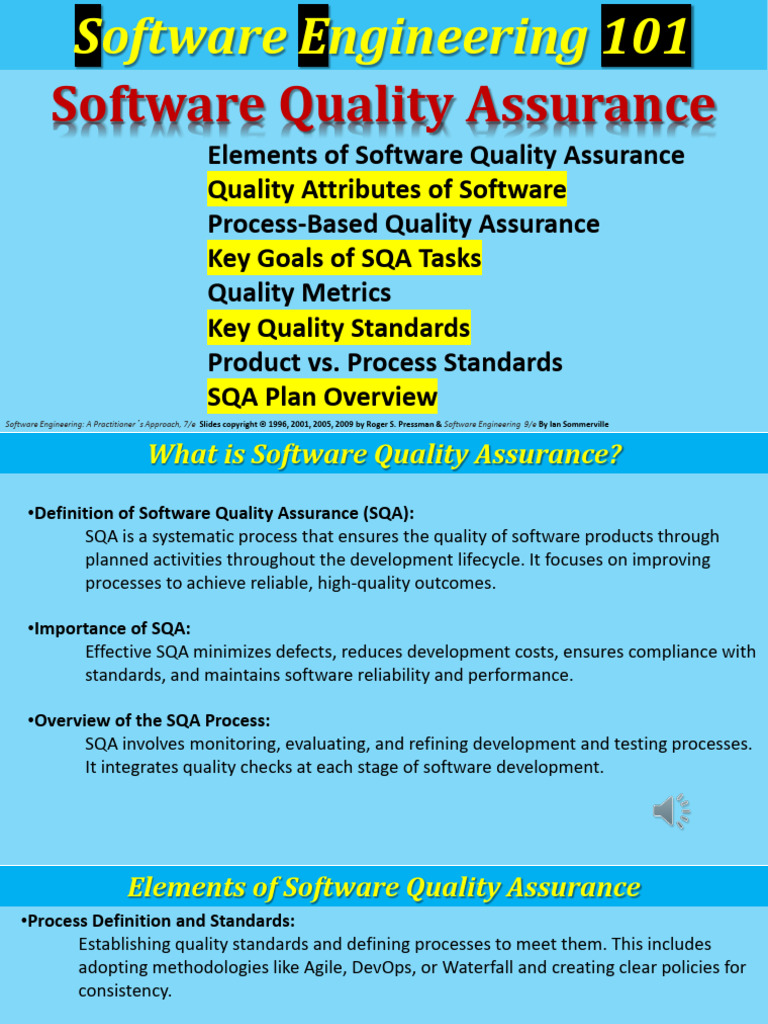 Software Quality Assurancep | PDF | Software Quality | Quality Assurance
