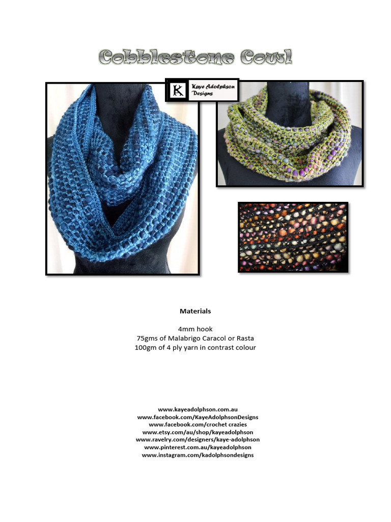 Crochet Pattern for Thick Yarn Project | PDF