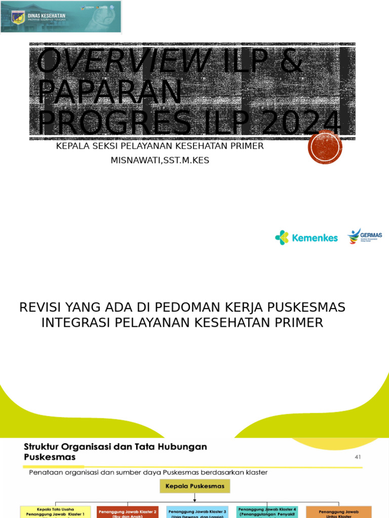 Paparan Progres Ilp Sulteng | PDF