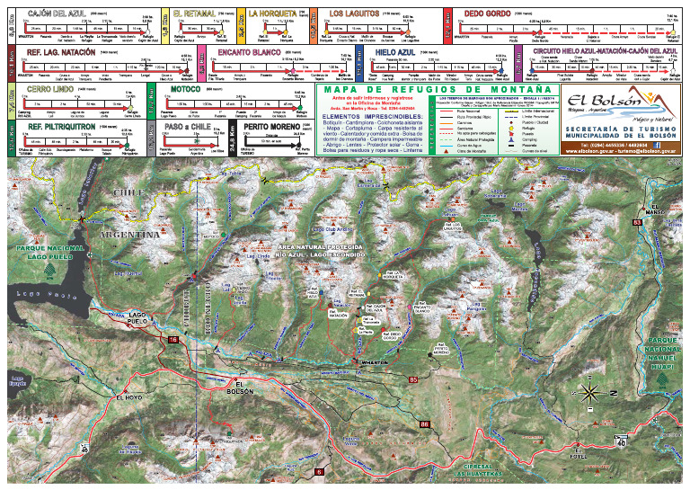 Mapa El Bolson Rio Negro | PDF