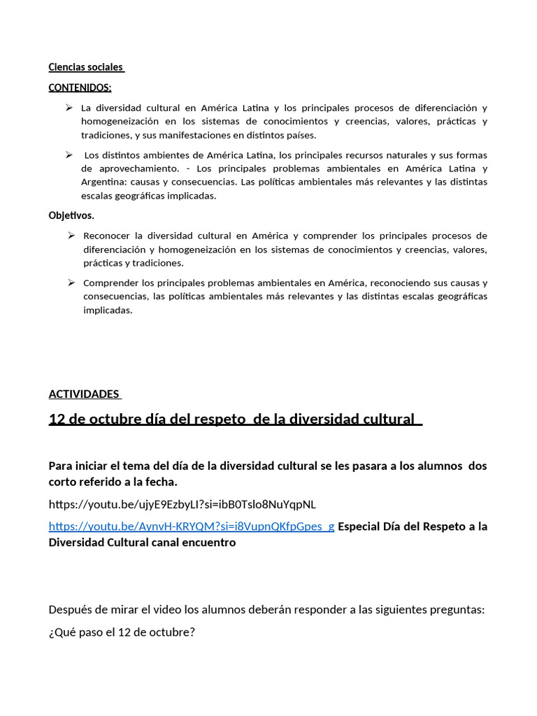 Diversidad Cultural y Problemas Ambientales en América Latina | PDF