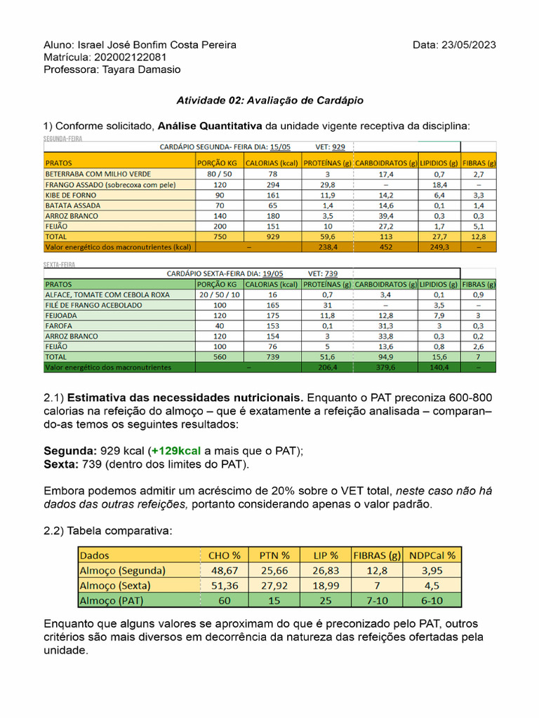 Atividade 2 Israel | PDF