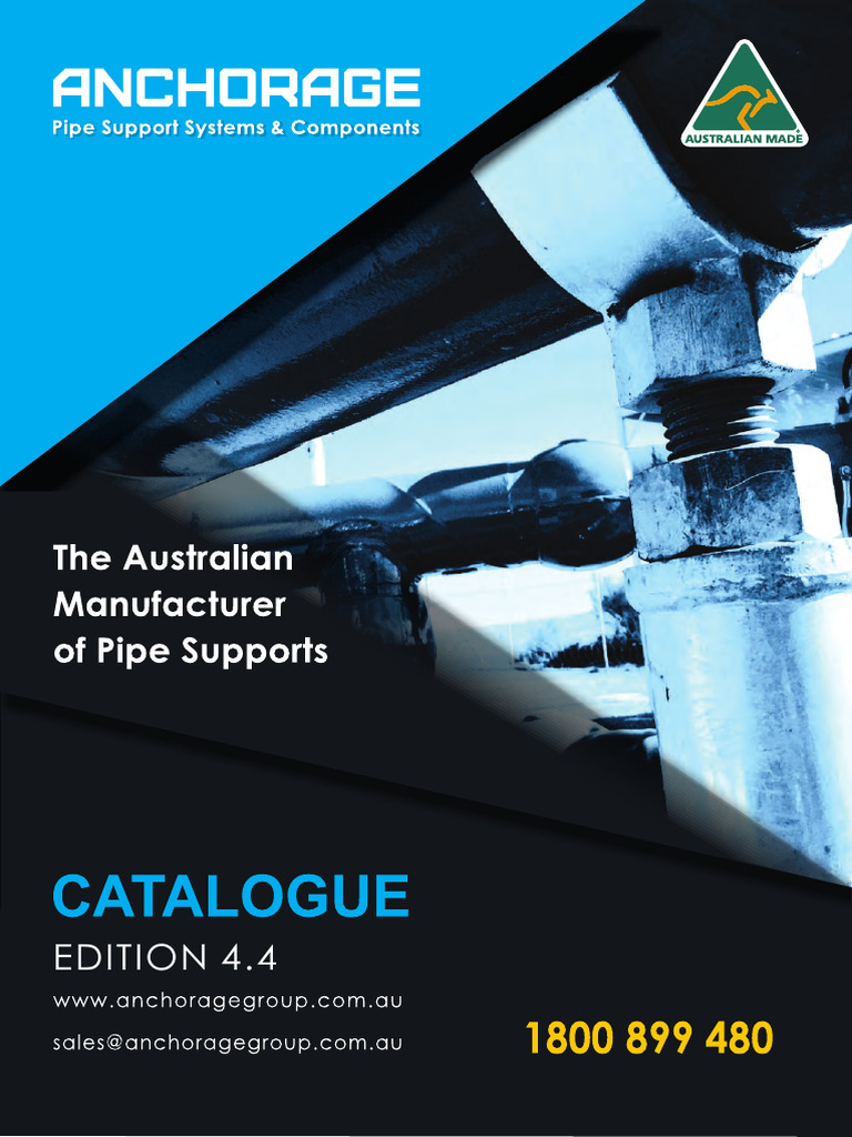 Anchorage Pipe Supports Catalogue 4.4 | PDF | Pipe (Fluid Conveyance ...