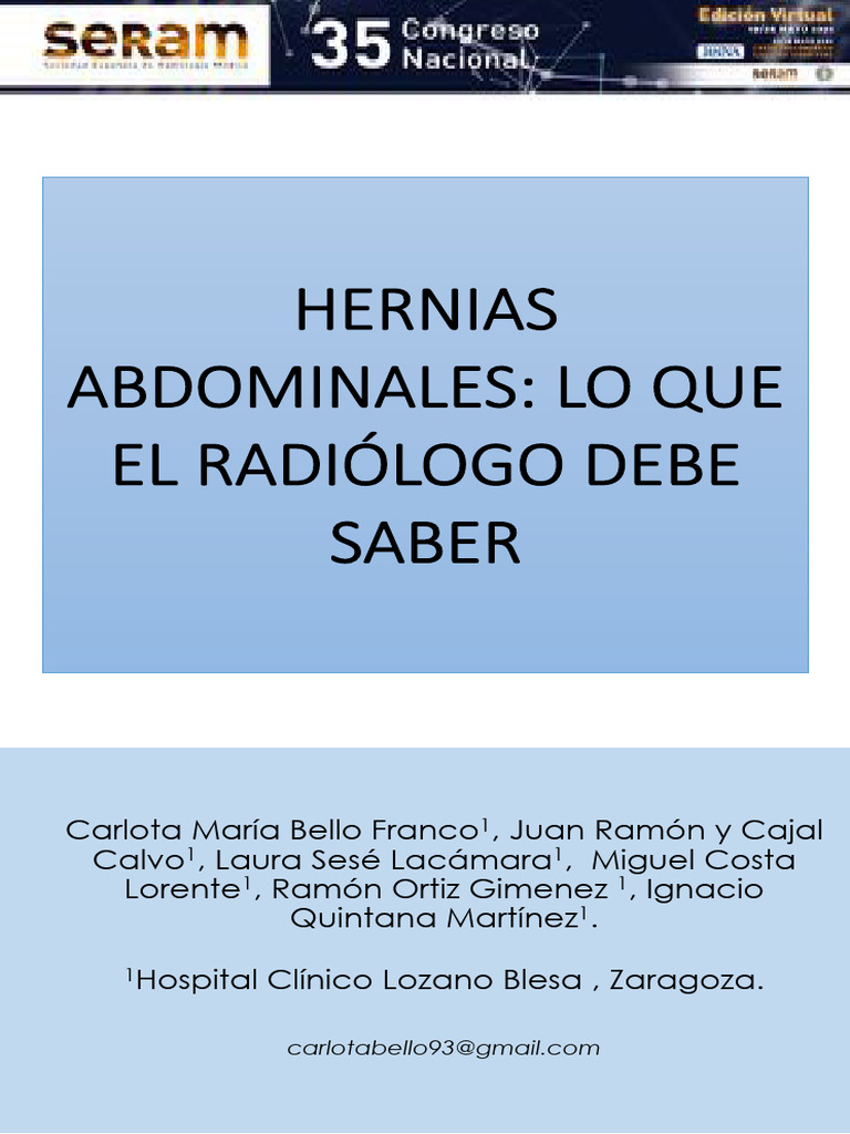 Hernias Abdominales | PDF | Abdomen