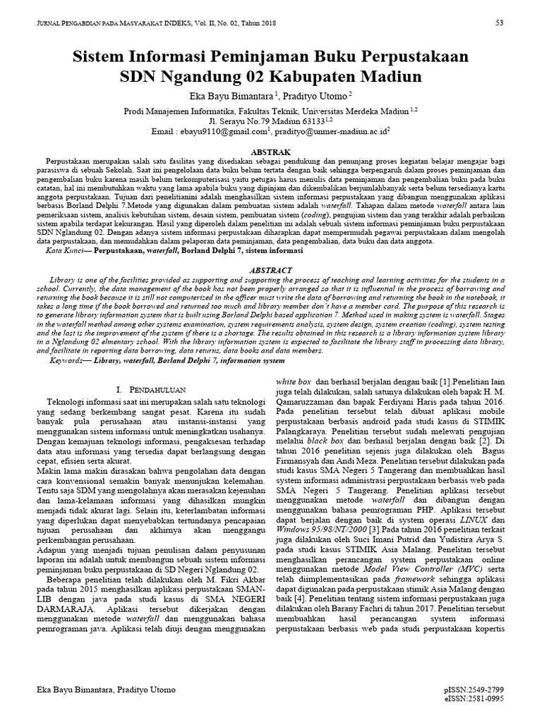 3.+J-INDEKS+-+Sistem+Informasi+Peminjaman+Buku+Perpustakaan | PDF