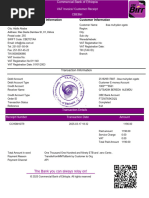 CBE Receipt | PDF