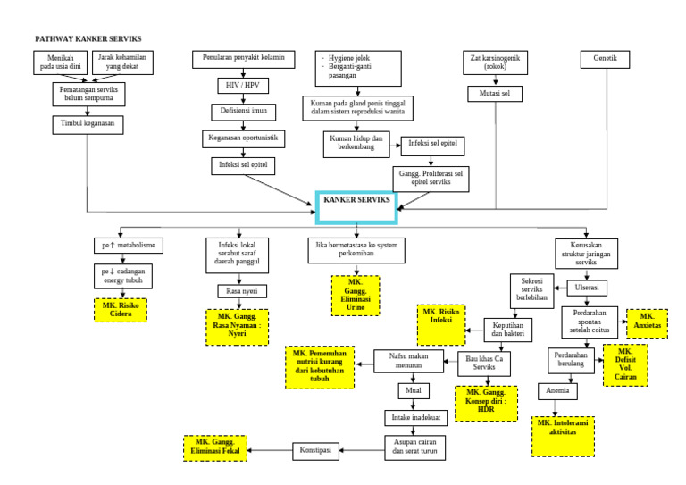 Penyebab dan Gejala Kanker Serviks | PDF