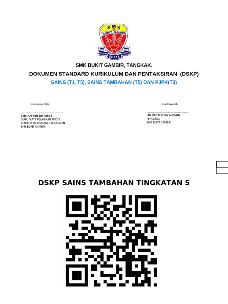 DSKP Nasihin 2025 | PDF