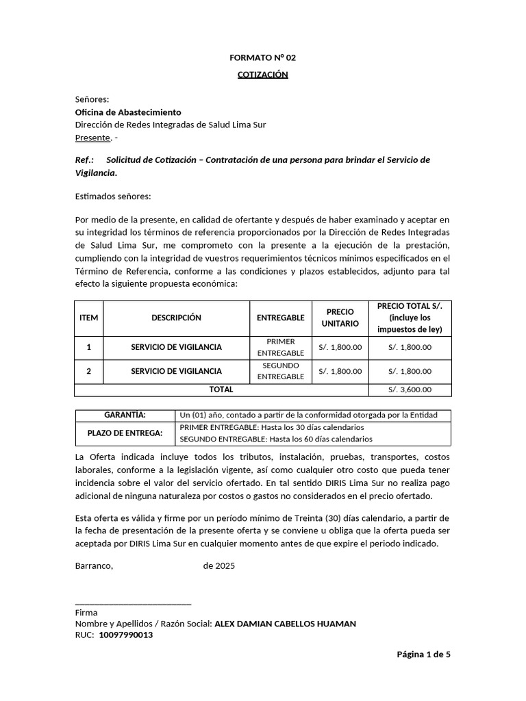 Anexos 2 Entregables | PDF