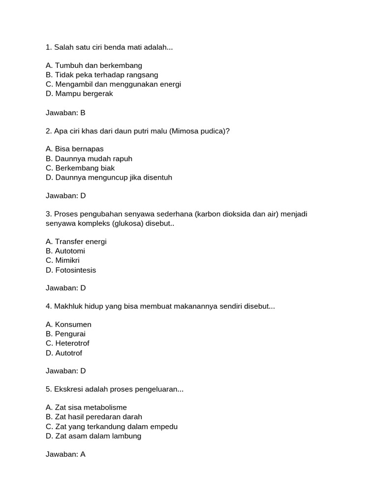 Soal Game Klasifikasi MH | PDF