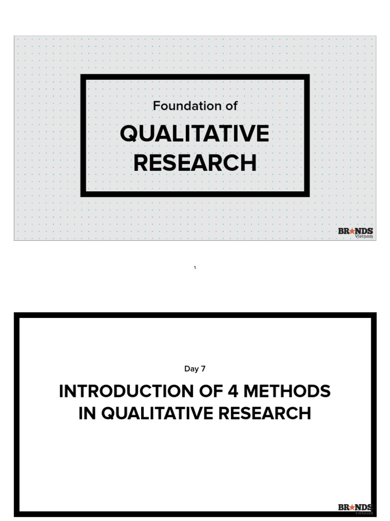 Qualitative_Research_Module2_forDL | PDF | Focus Group | Communication