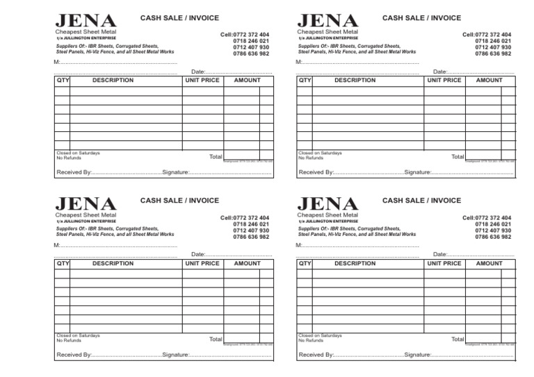 Receipt | PDF | Metals | Building Materials