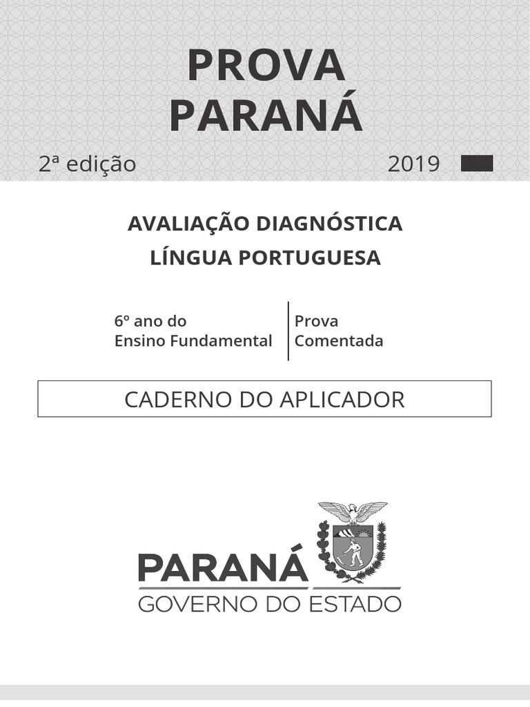 2 Prova PR Portugues 6ano Ef Comentada | PDF | Dinossauros | Gatos
