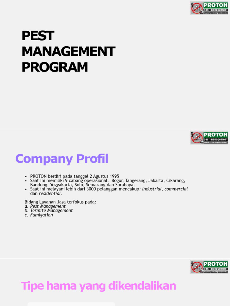 Pest Management | PDF