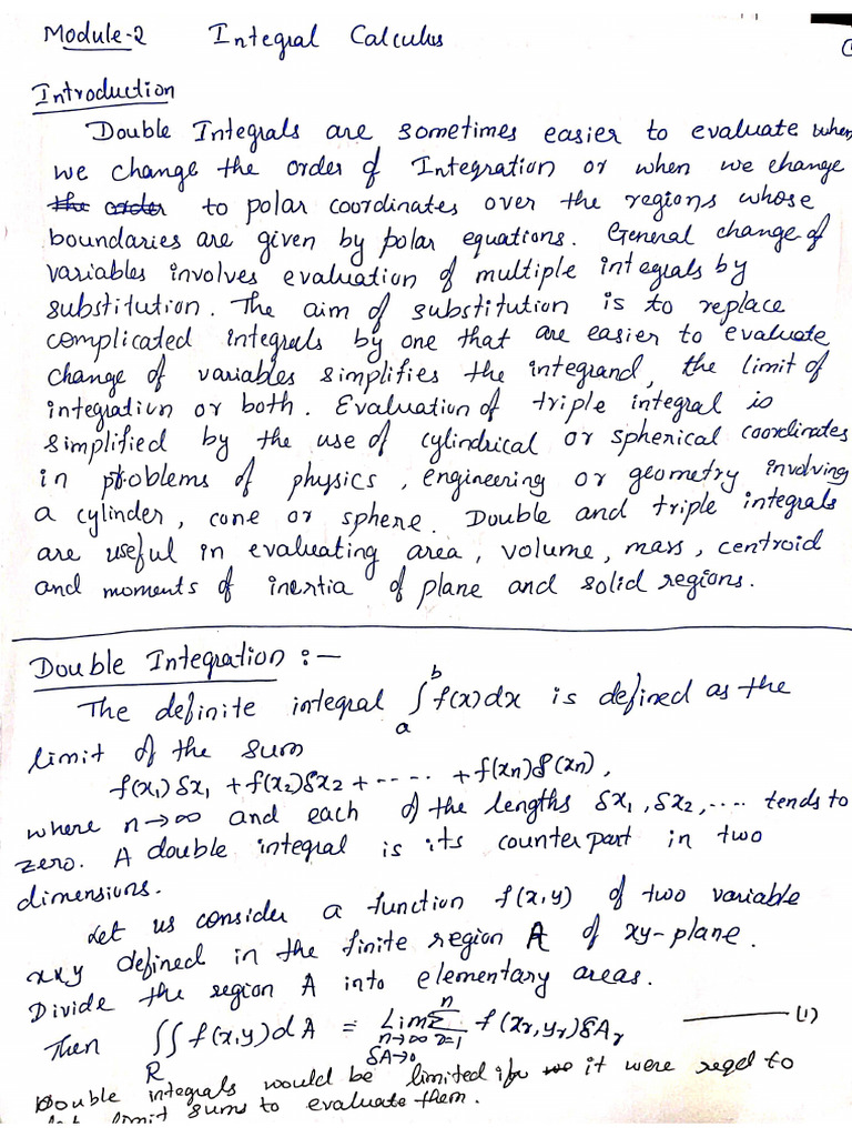 Unit-II - Hand Written Notes | PDF