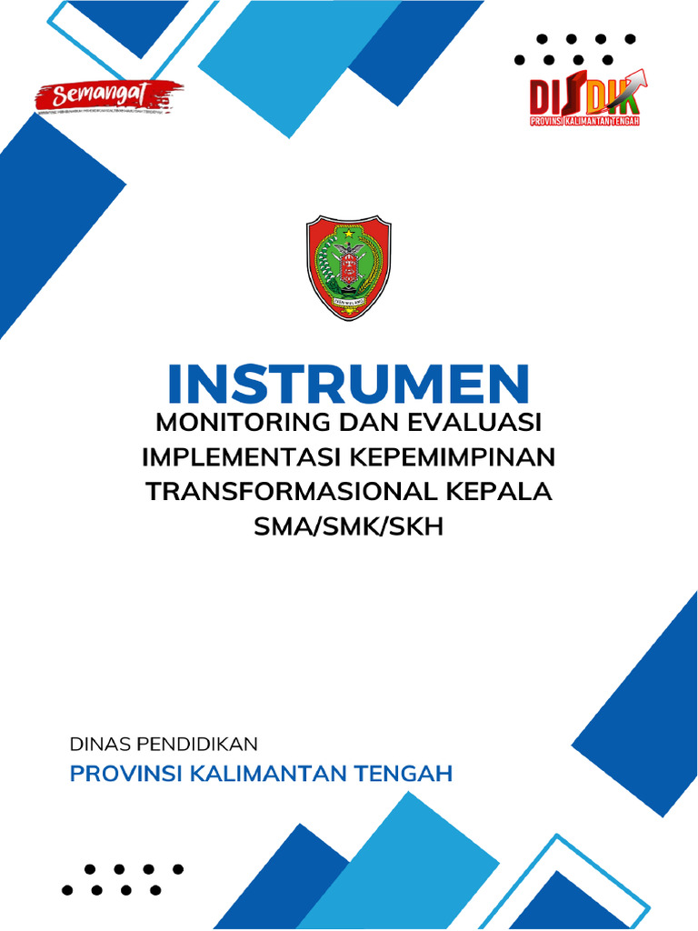 Instrumen Monev Implementasi Kepemimpinan Transformasional KS SMAKSKH | PDF
