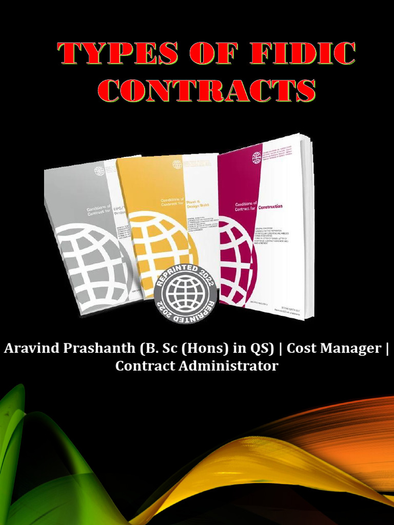 TYPES_OF_FIDIC_CONTRACTS__1741073639 | PDF | Employment | Valuation ...