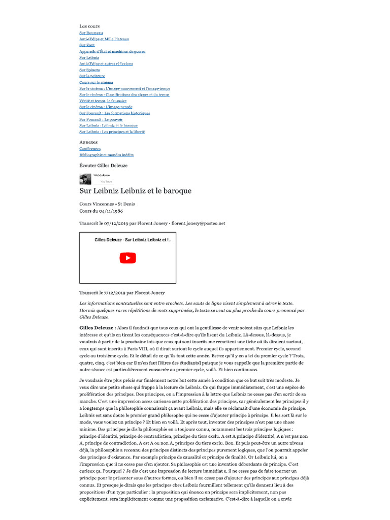 Leibniz e o Barroco 2 | PDF