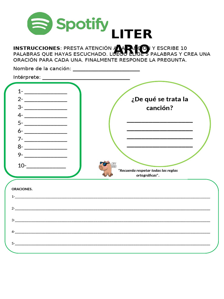 Spotify Literario | PDF