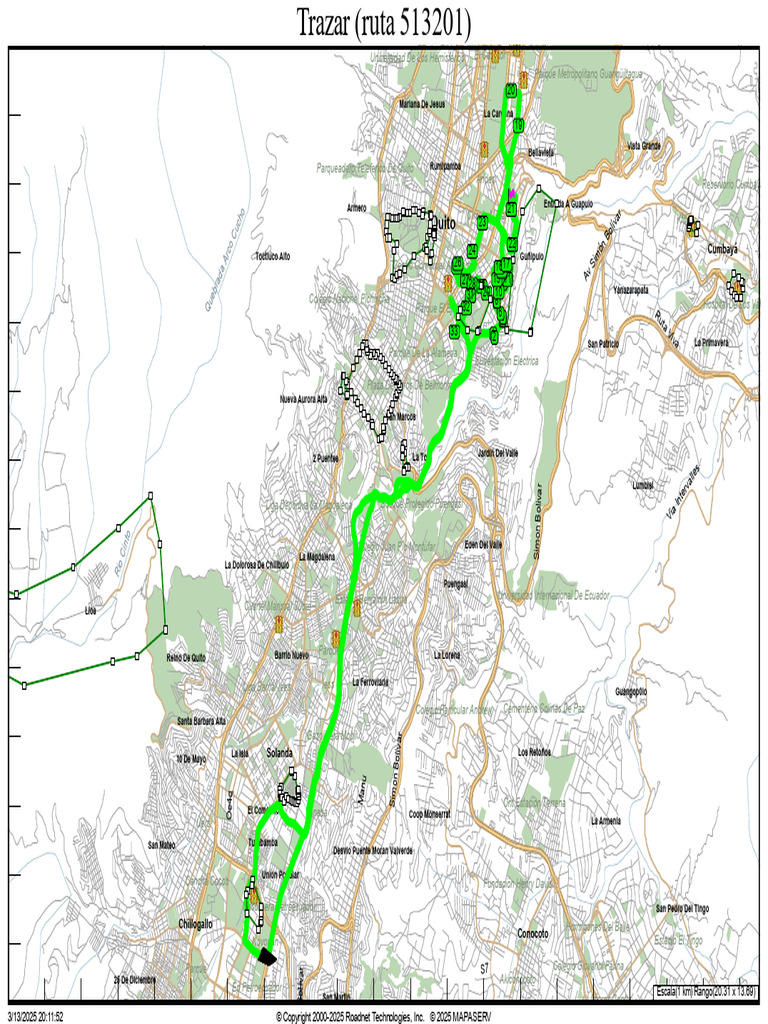 Roadnet Map 127 | PDF | Ecuador