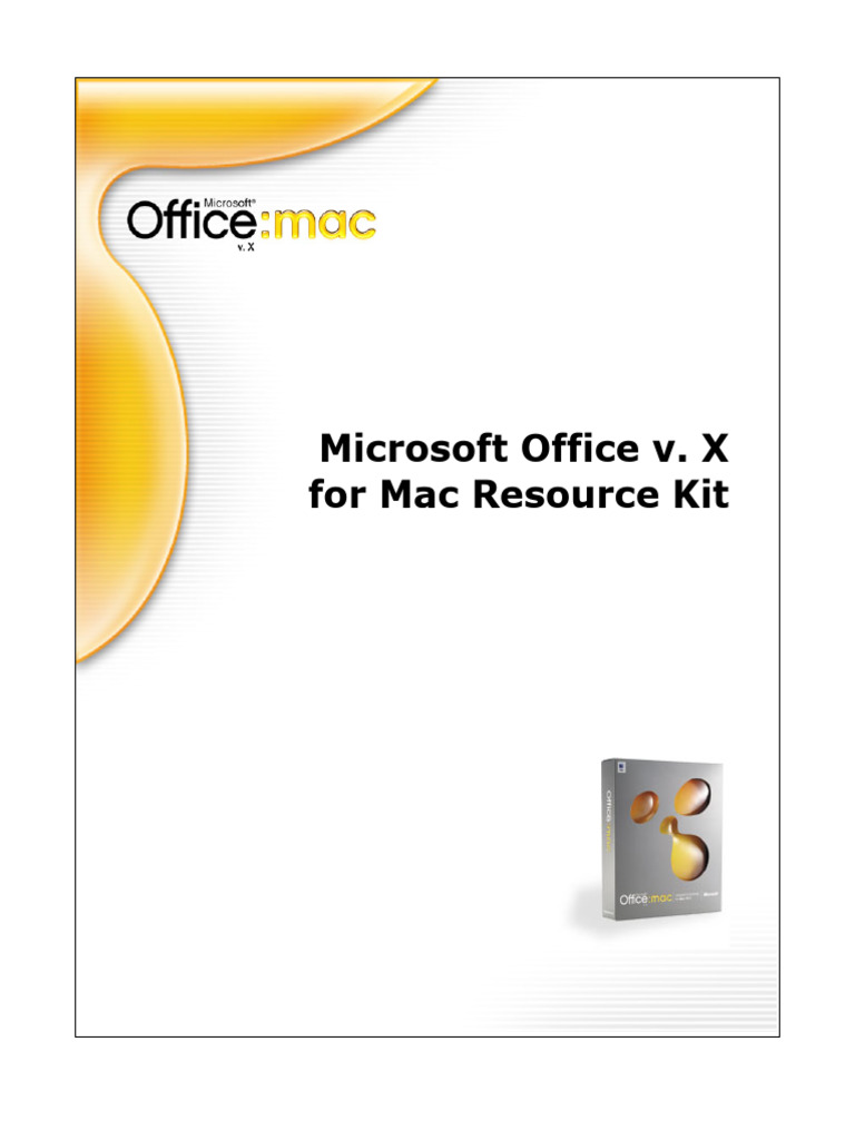 Microsoft Office X Resource Kit (PDF) ( PDFDrive ) | PDF | Microsoft Office | Microsoft Excel