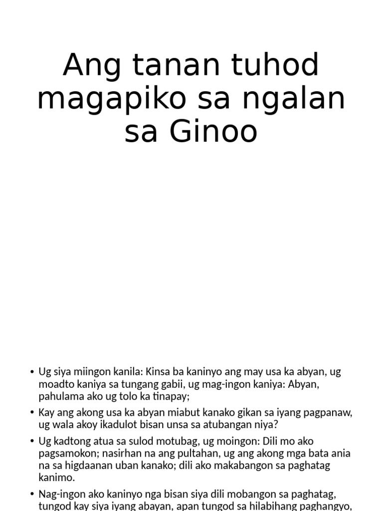 Ang Tanan Tuhod-WPS Office | PDF